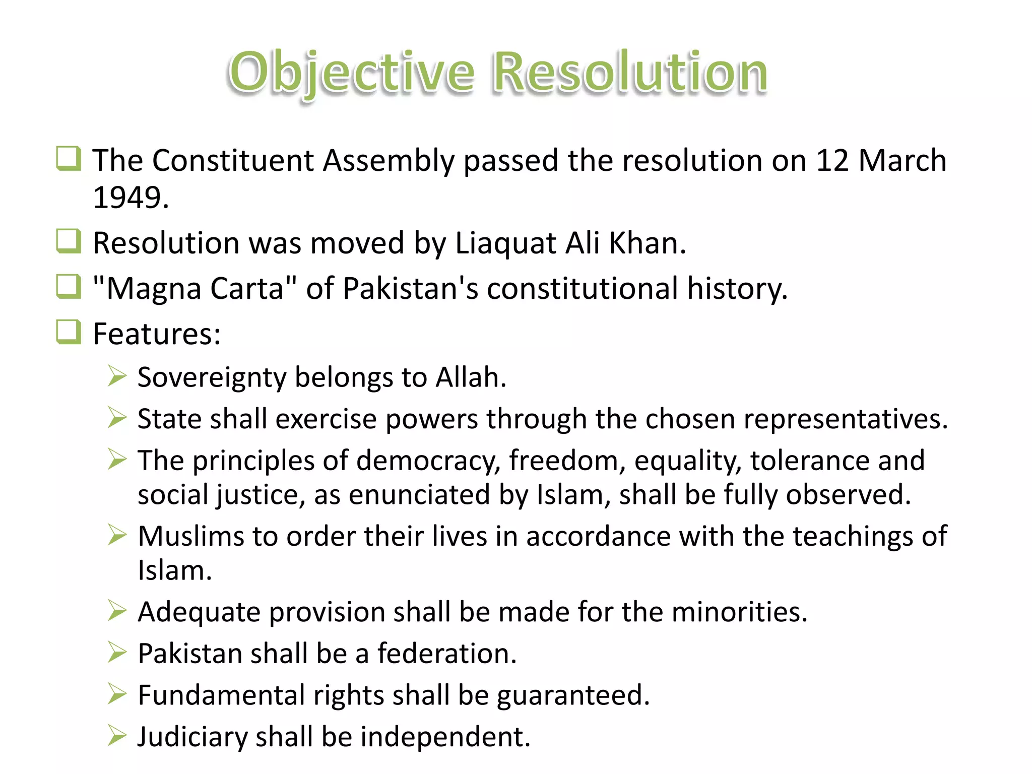 Political History of Pakistan | PPTX
