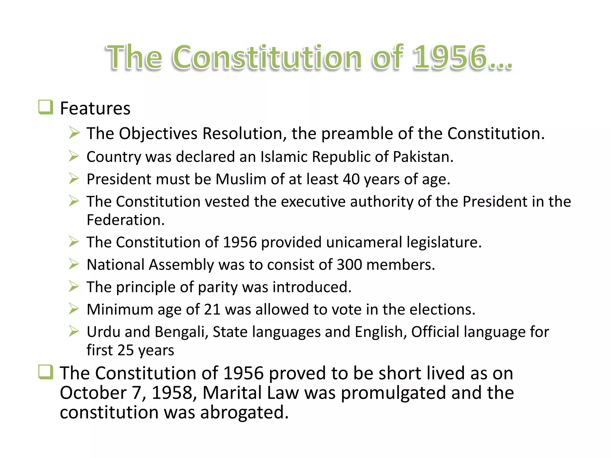 Political History of Pakistan | PPTX