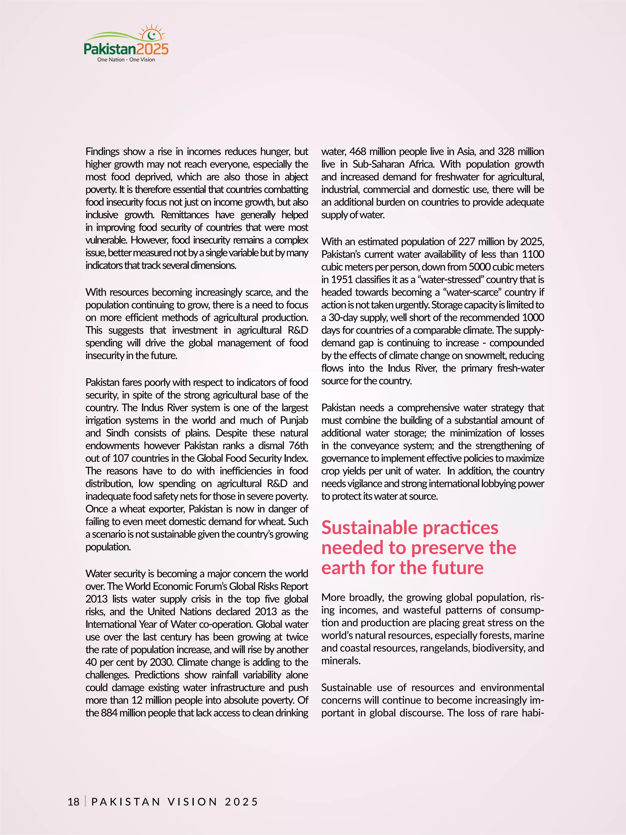 Pakistan vision-2025 | PDF