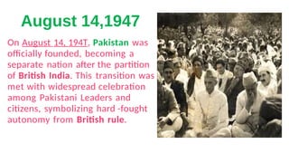 Pakistan .1947.pptx history of Pakistan. | PPTX