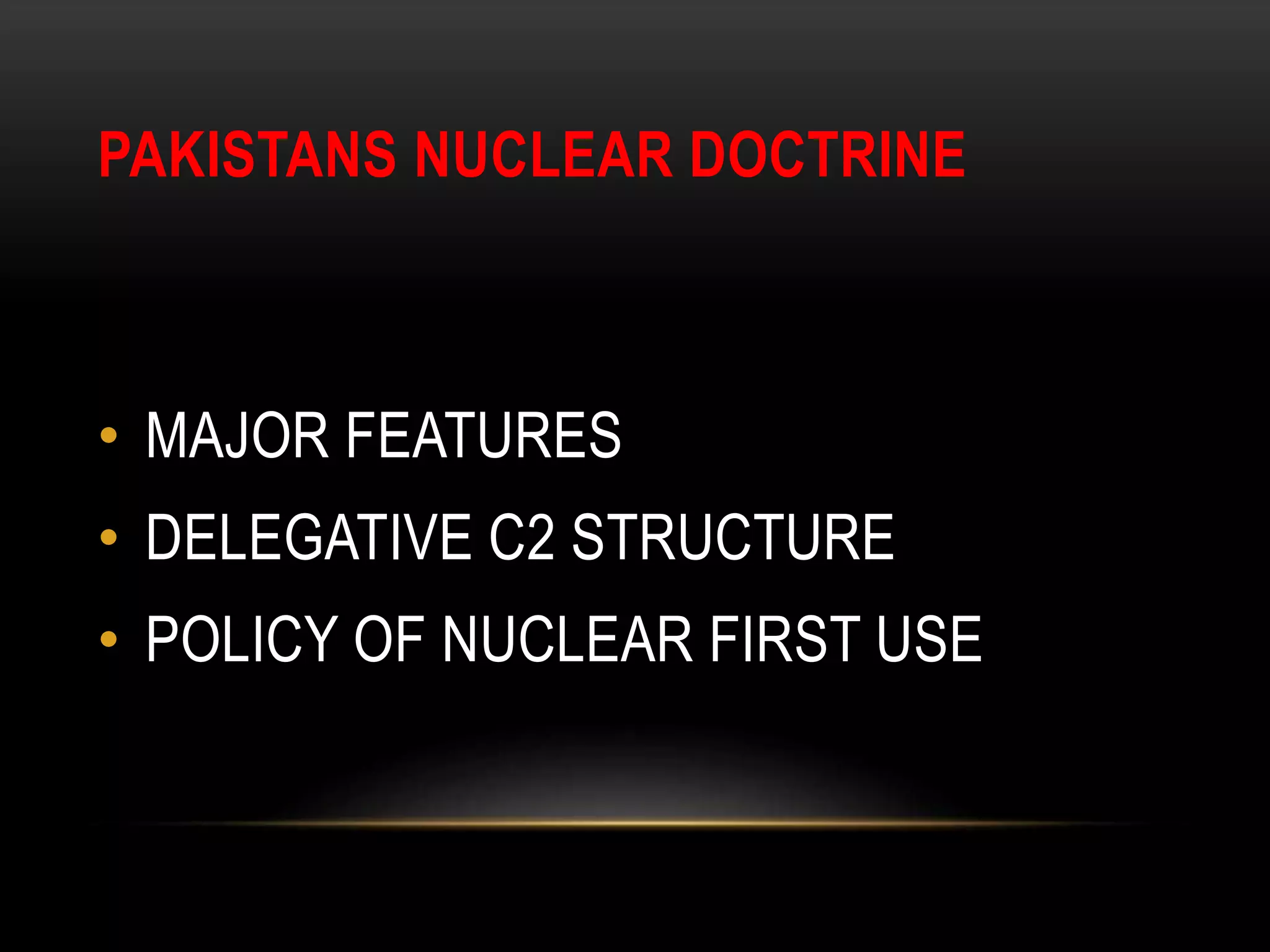 Pakistan and nuclear terrorism | PPTX