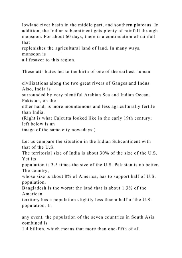 Pakistan, Bangladesh, Sri Lanka, Nepal, and Bhutan Th.docx | Asia ...