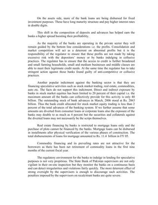 Pakistan banking sector | DOC