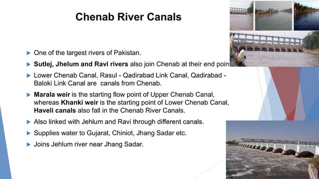 Canal System of Pakistan | PPTX | Asia Travel | Travel Locations