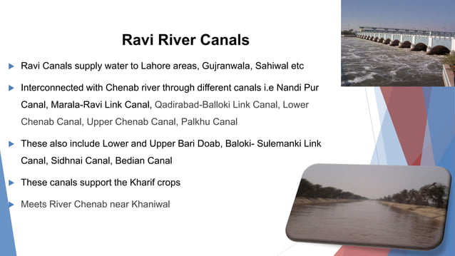 Canal System of Pakistan | PPTX | Asia Travel | Travel Locations