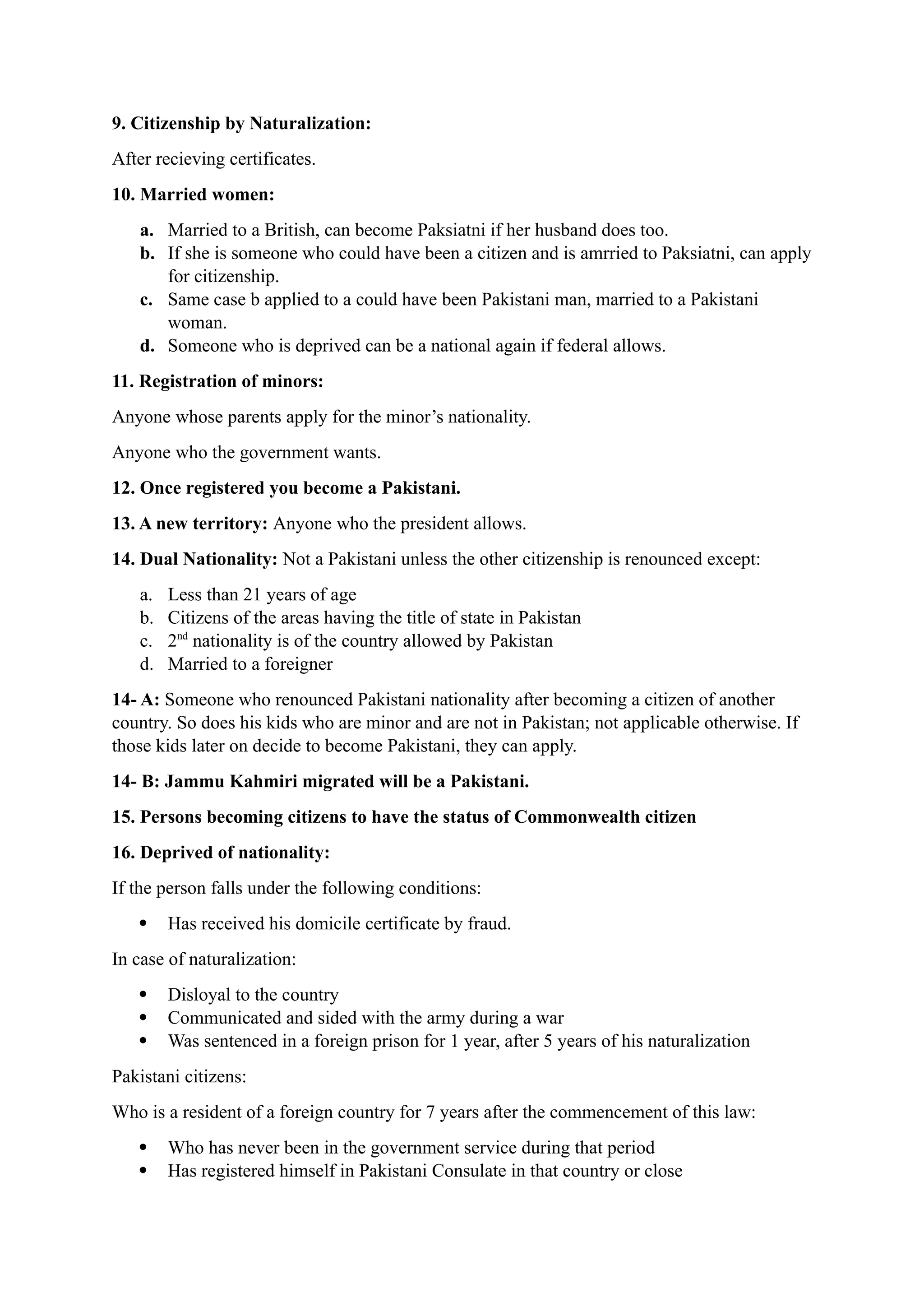 key points of Pakistan Citizenship Act.docx