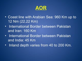 PAKISTAN COAST GUARD assets and strength | PPTX