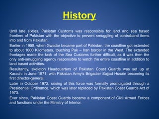PAKISTAN COAST GUARD assets and strength | PPTX