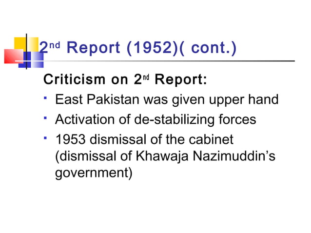 Pakistan Constitutional History from 1947 to 1956 | PPT | Civic affairs ...