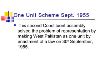 Pakistan Constitutional History from 1947 to 1956 | PPT