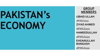 Economy of Pakistan | PPTX
