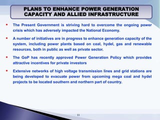 Pakistan electricity scenario | PPT