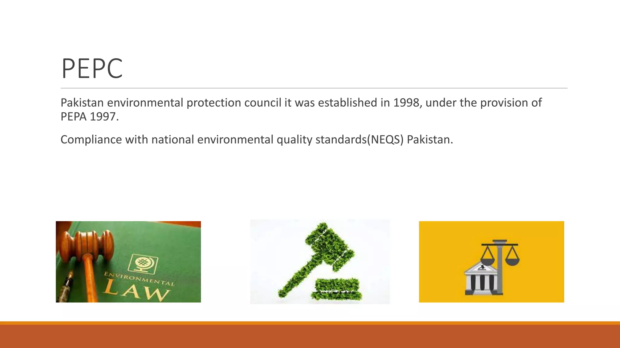 Pakistan environmental protection act 1997 | PPTX
