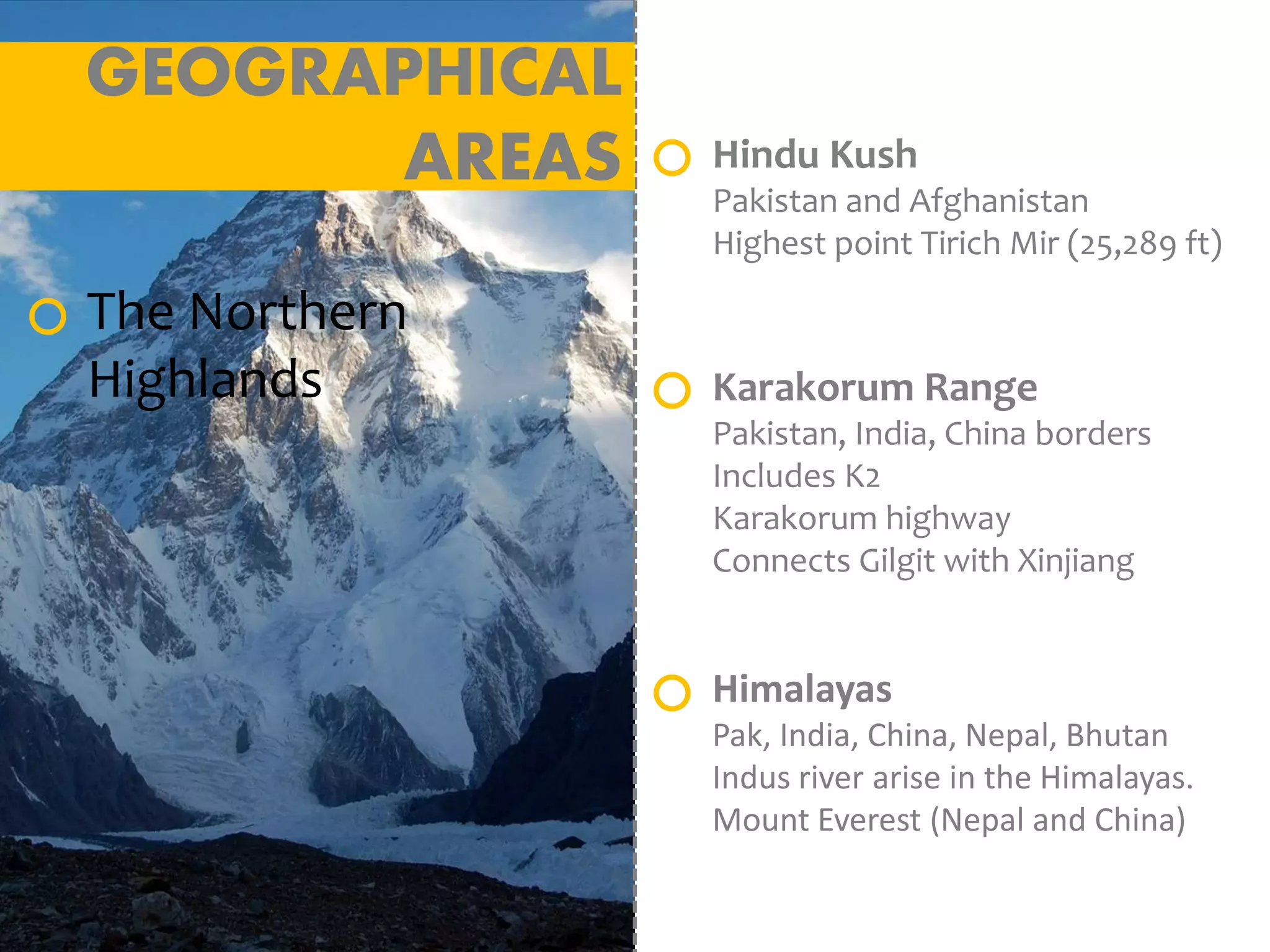 Pakistan geography | PPTX