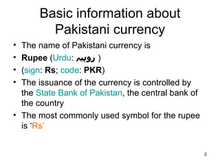Pakistani Currency | PPT