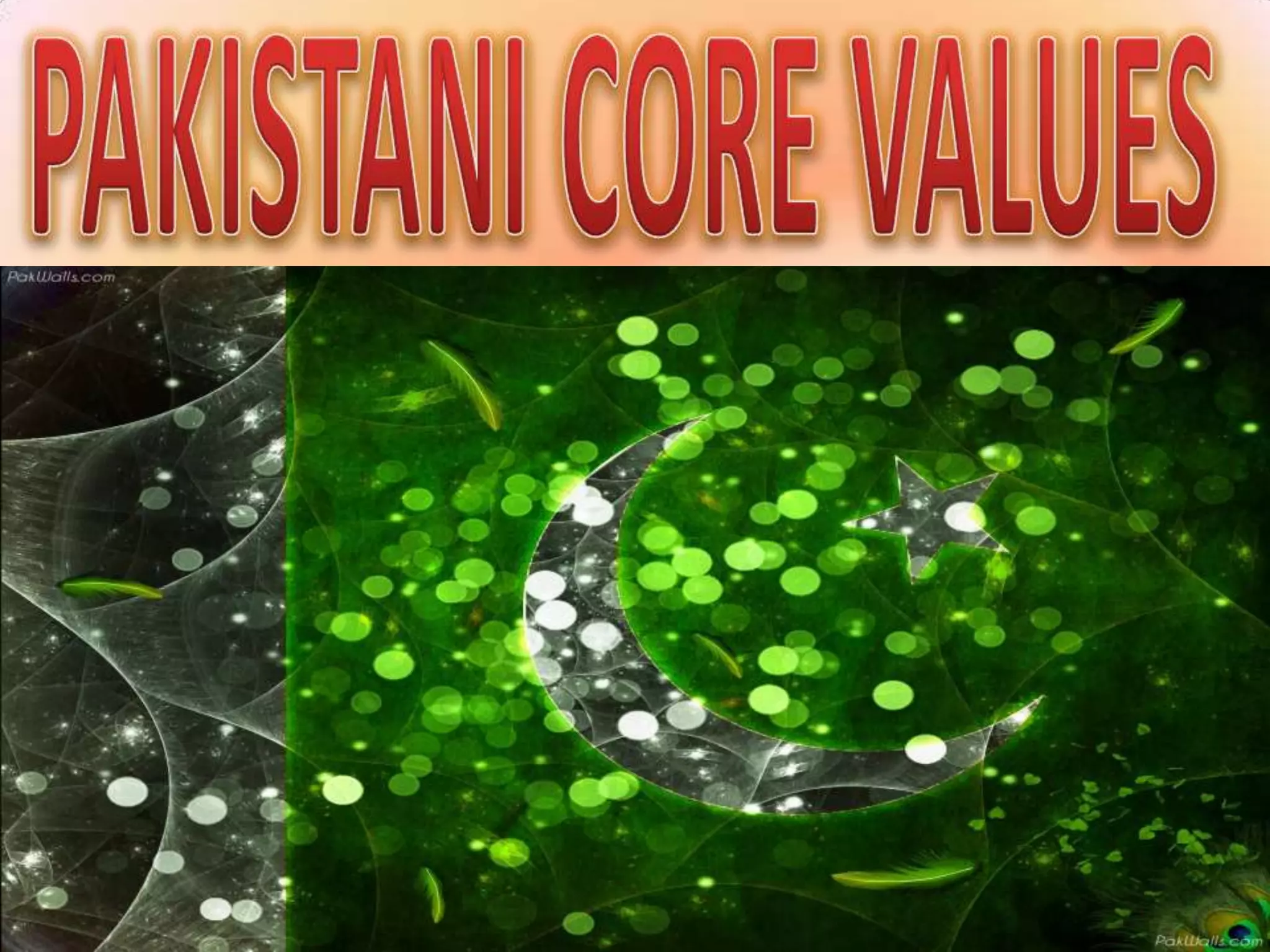 Pakistani core values | PPTX