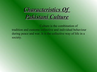 Pakistani culture | PPT