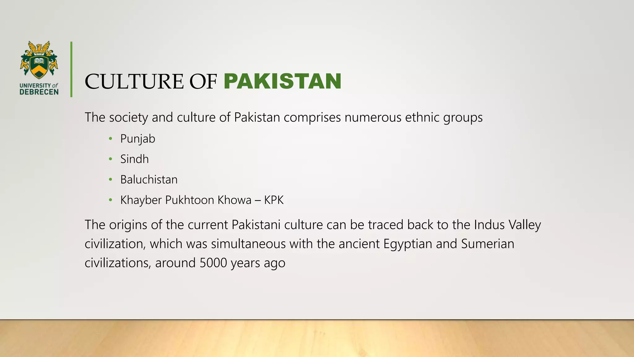 Pakistani culture | PPTX