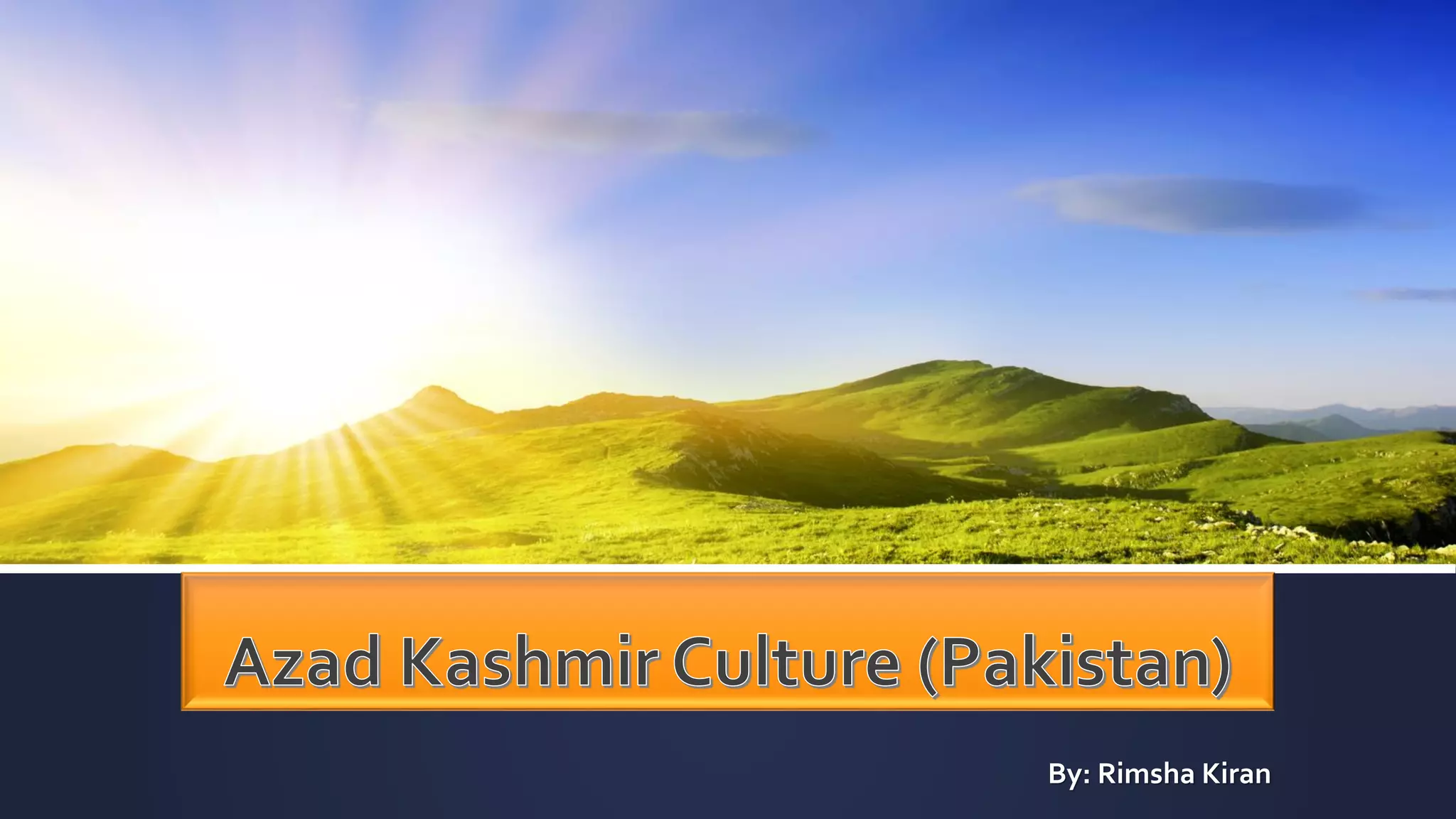 Pakistani culture (azad kashmir) (2) | PDF