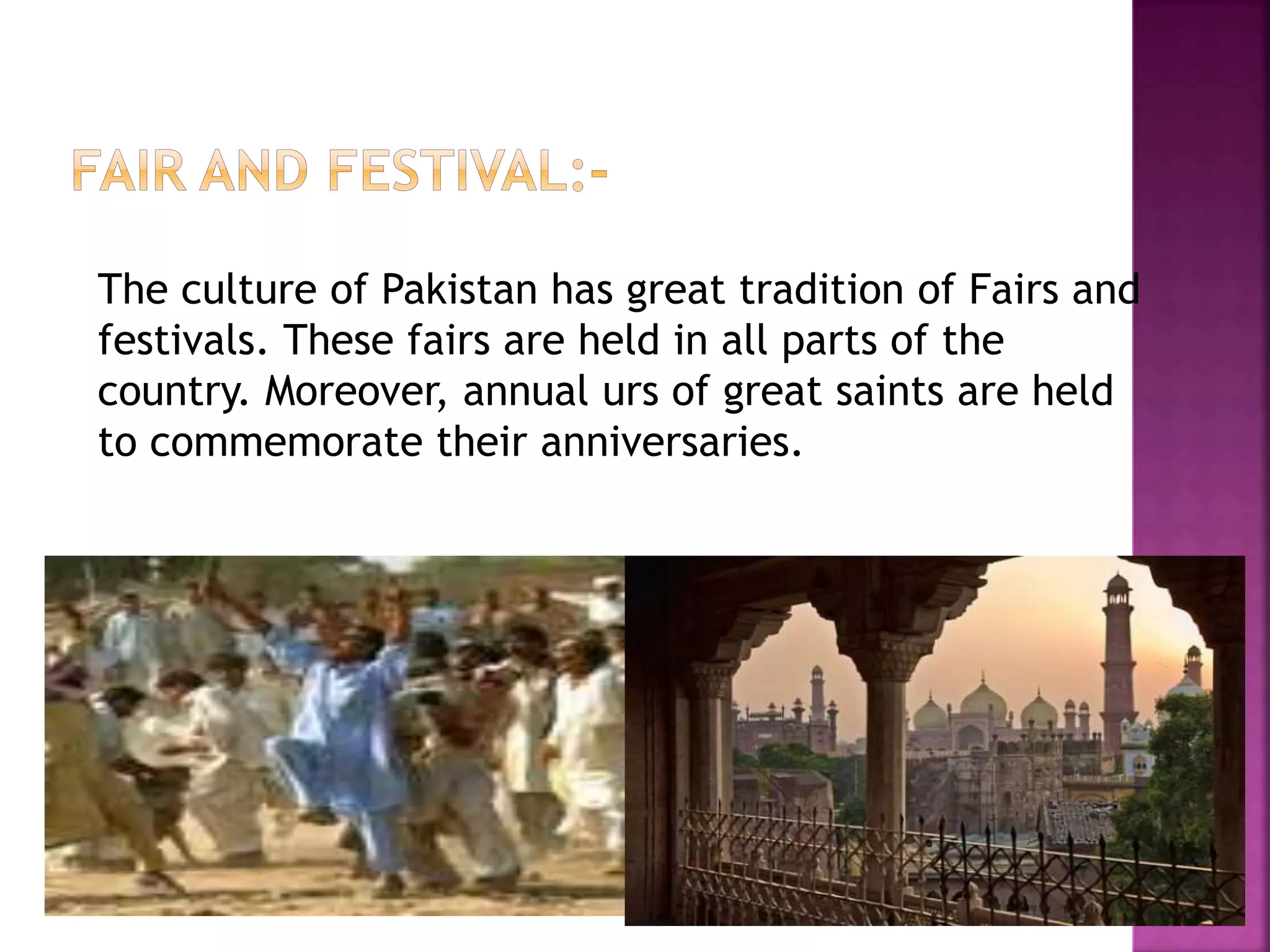 Pakistani culture core values | PPTX