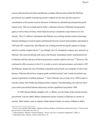 Pakistani Nuclear Foreign Policy; Past, Present, and Future | PDF