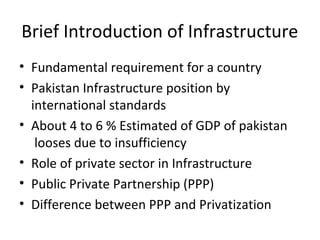 Pakistan infrastructure | PPT