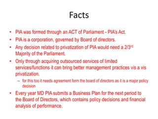 Pakistan international airlines | PPTX