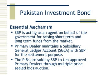 Pakistan Investment Bonds (PIBs) | PPT