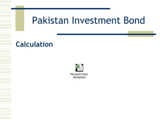 Pakistan Investment Bonds (PIBs) | PPT
