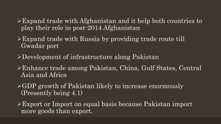 Pakistan in world trade | PPTX
