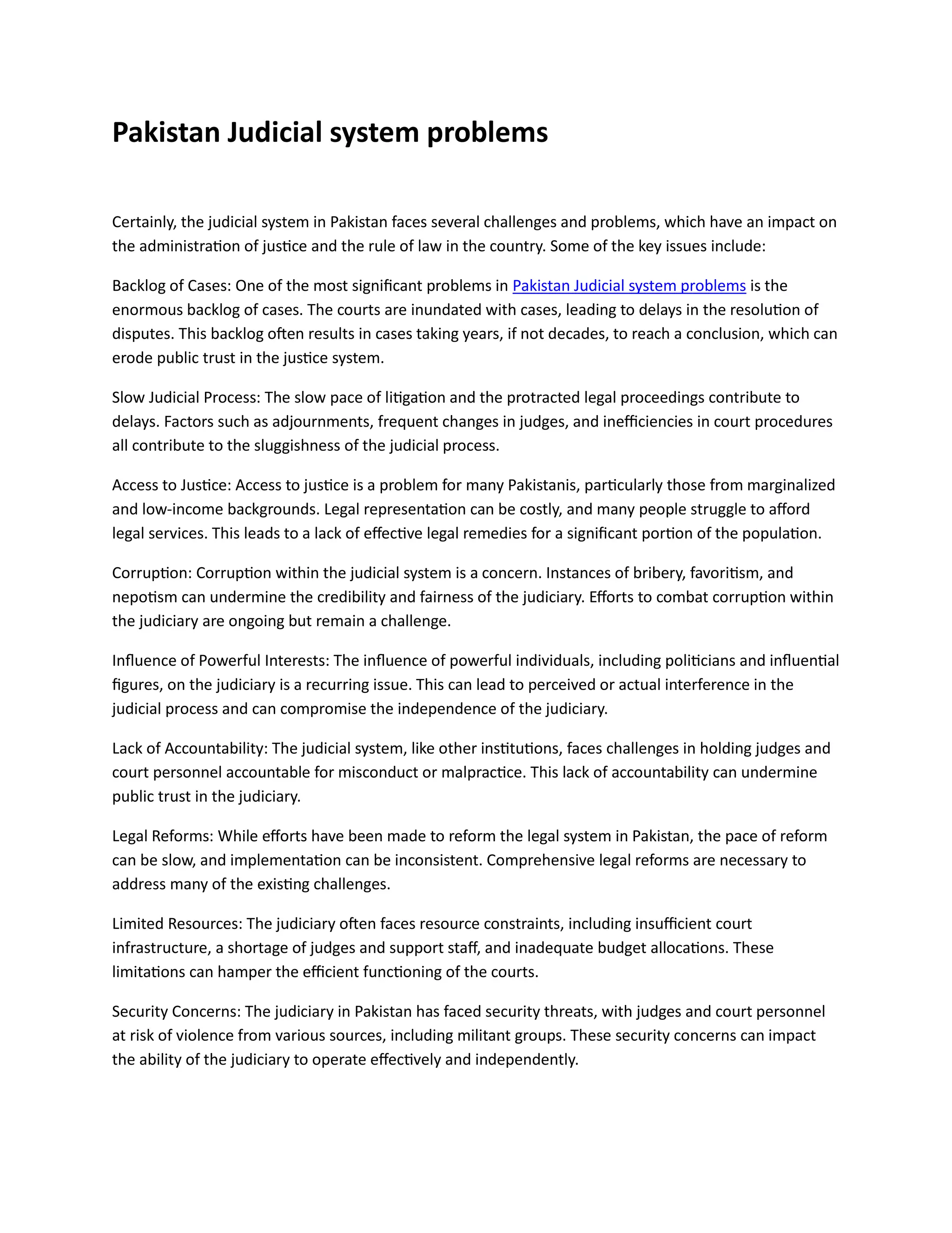 Pakistan Judicial system problems.pdf