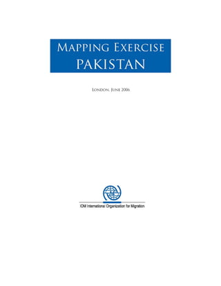 Pakistan Mapping Exercise - Final report | PDF