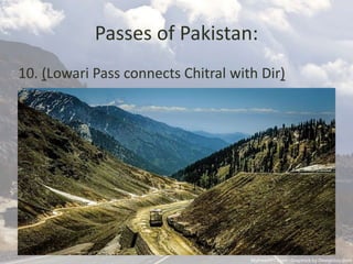 Famous Passes of Pakistan | PPTX | Asia Travel | Travel Locations