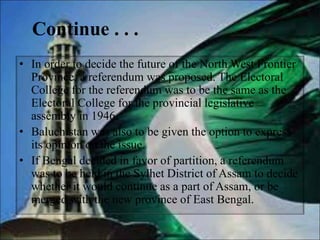 the pakistan movement history 1940-47.ppt | Political Issues & policy ...