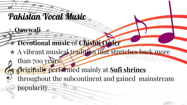 Pakistan music | PPTX | Religious (Music and Audio) | Music