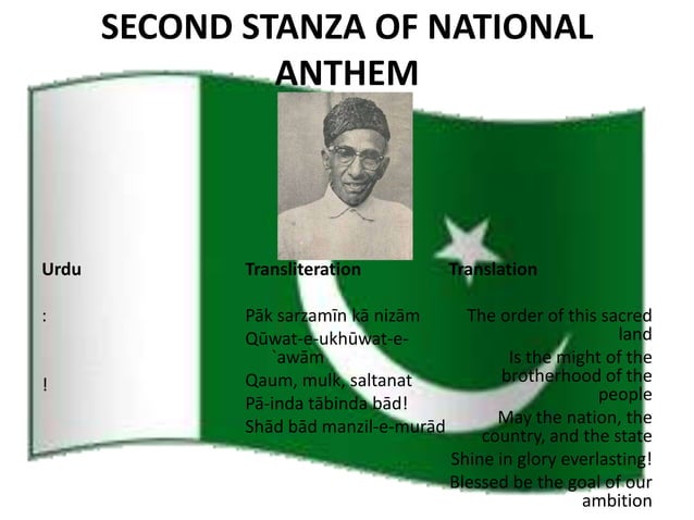 Pakistan national anthem history | PPTX | World/International Music | Music