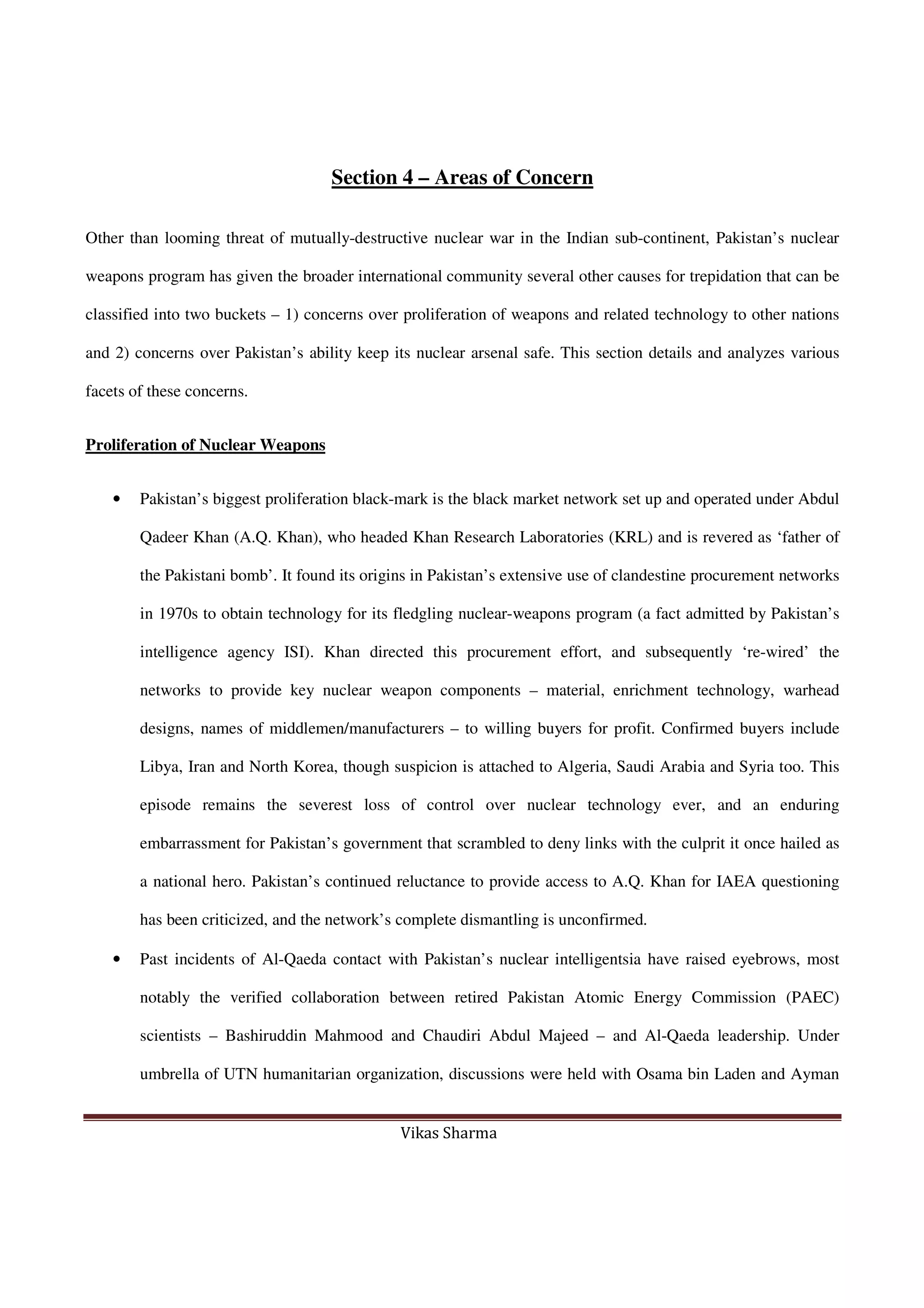 Pakistan's Nuclear Weapons Program - An overview and critique | PDF