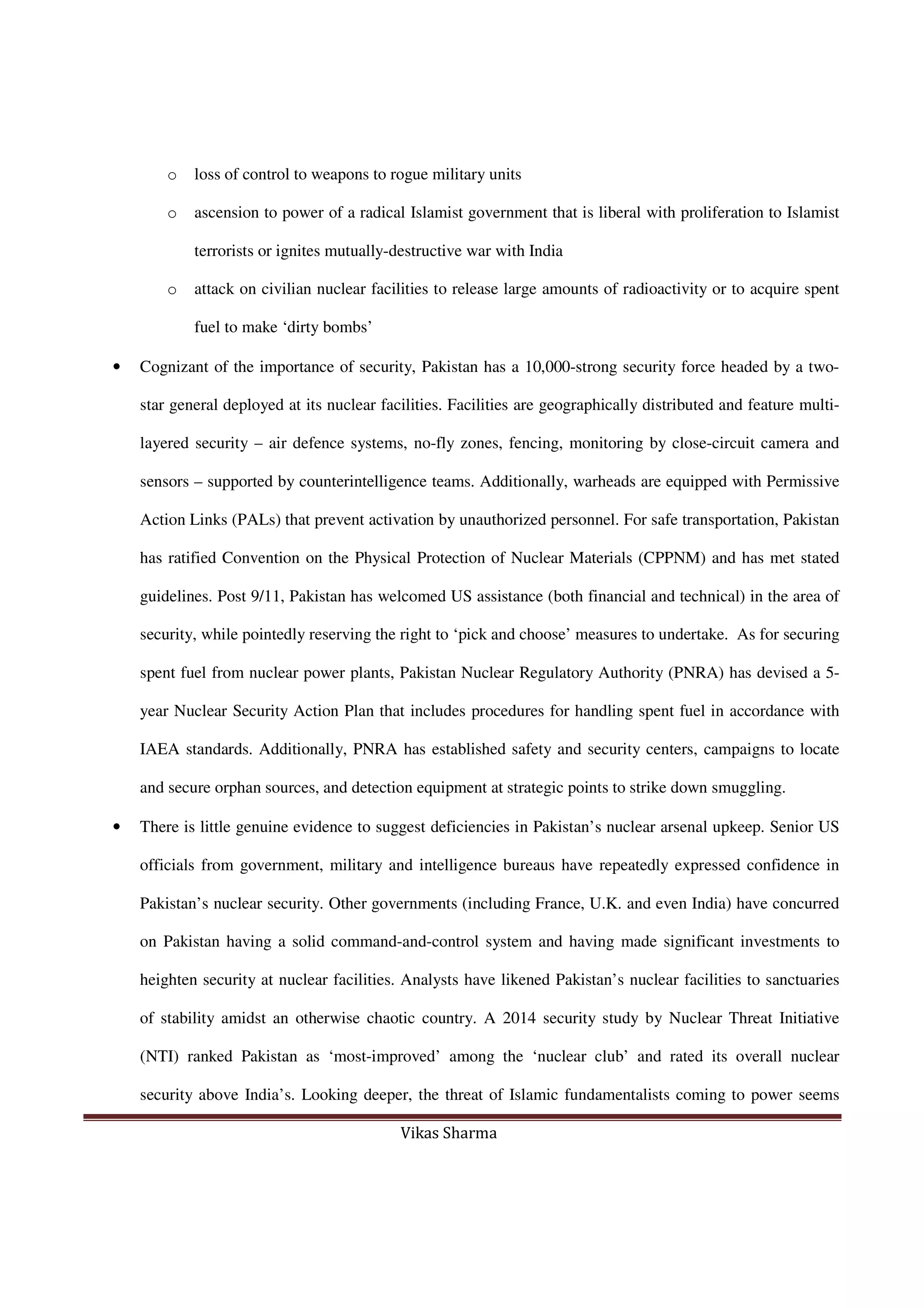 Pakistan's Nuclear Weapons Program - An overview and critique | PDF