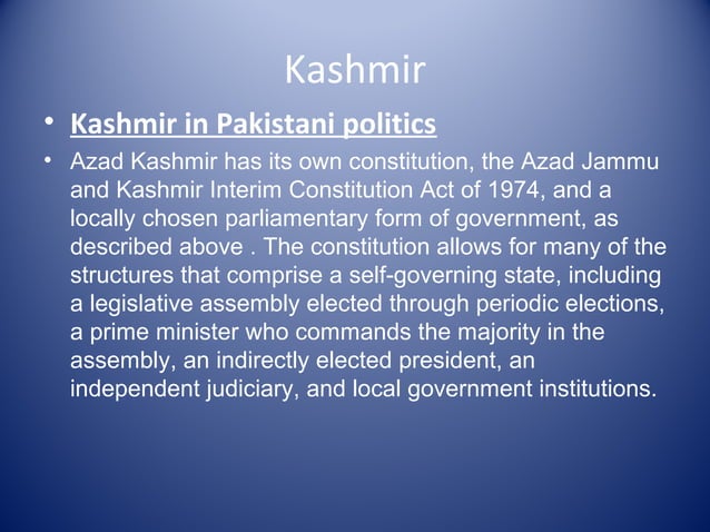 Political System of Pakistan | PPT