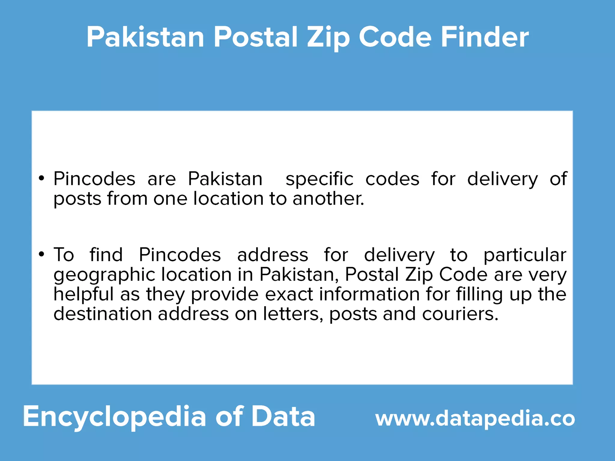 Pakistan Postal Codes Lookup | PPT