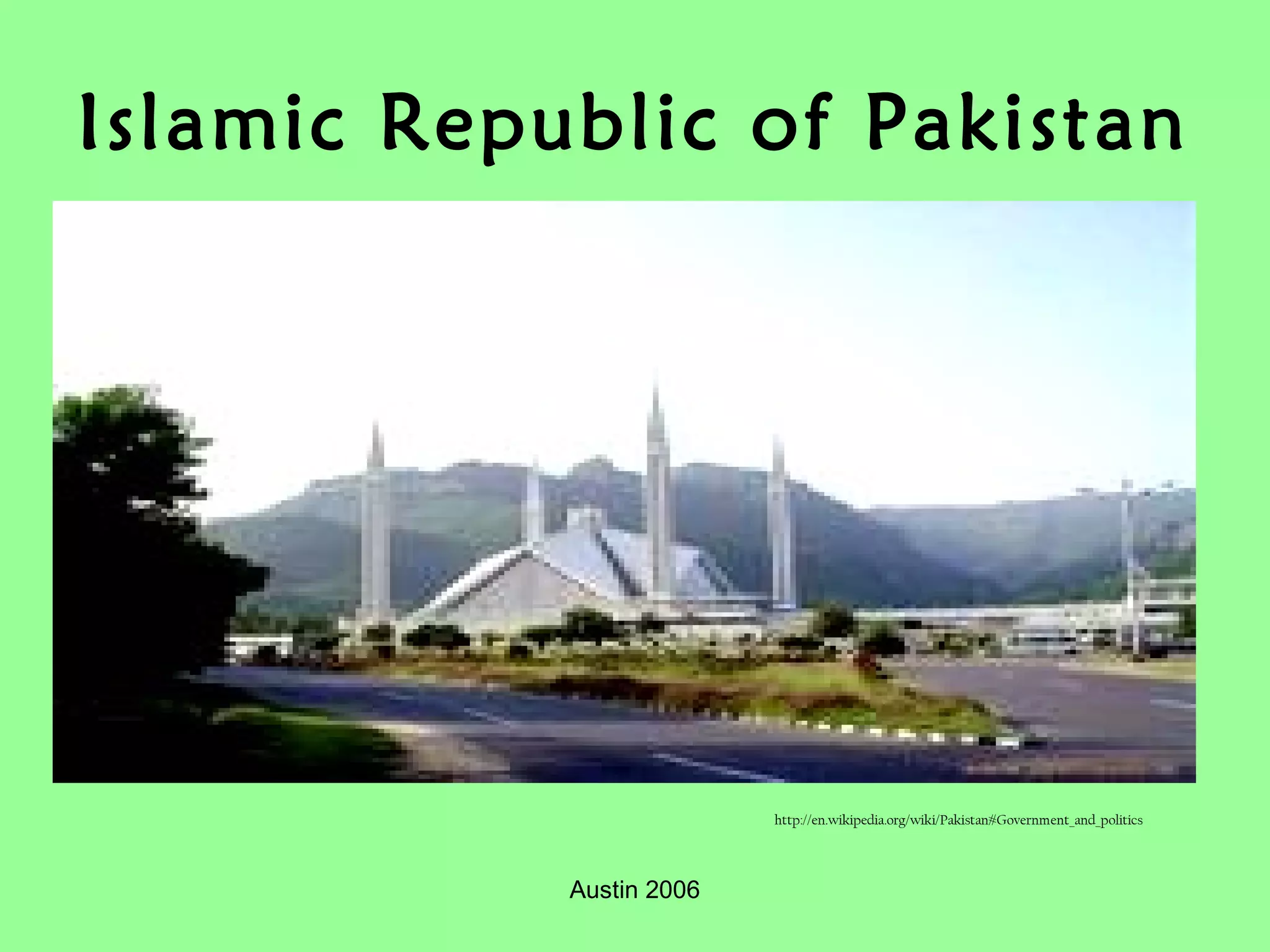 Overview of Political Development in Pakistan | PPT