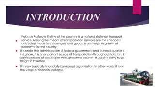 Pakistan railways | PPTX