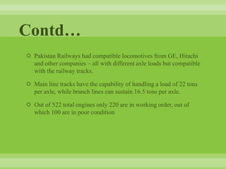 Pakistan railways.ppt 2003 (1) | PPTX