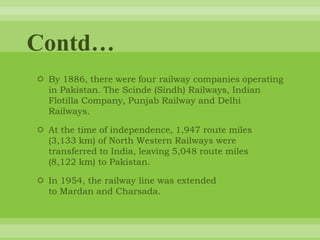 Pakistan railways.ppt 2003 (1) | PPTX