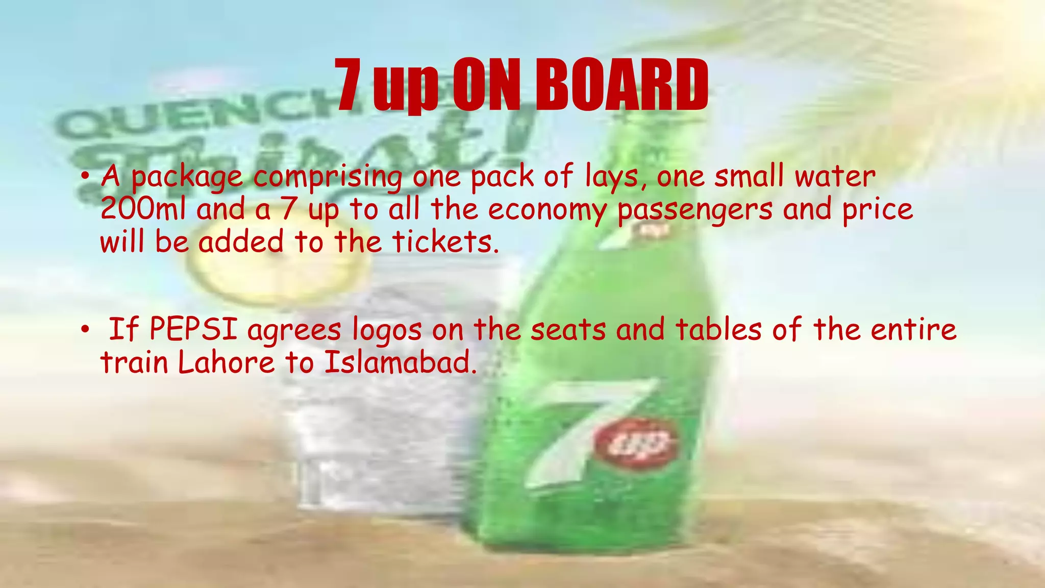 Pakistan railways and 7UP | PPTX