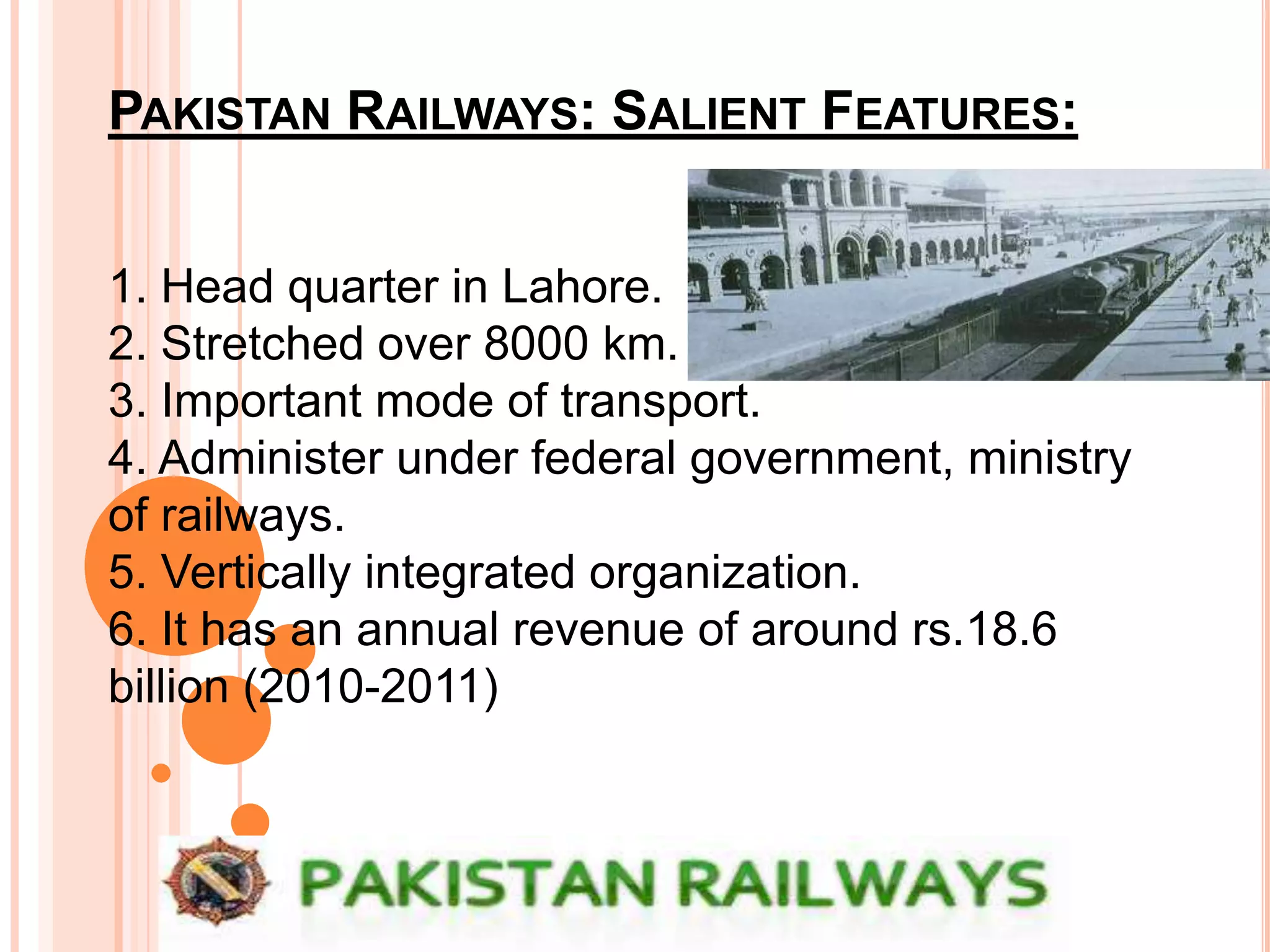 Pakistan railways history | PPTX