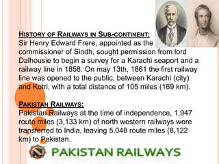 Pakistan railways history | PPT