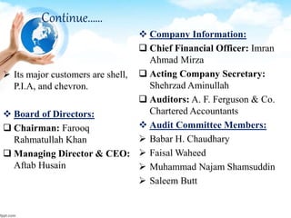 Pakistan refinery limited | PPTX