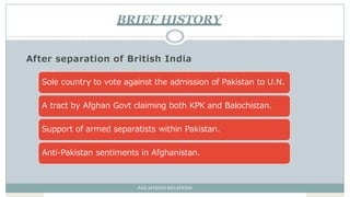 Pakistan relations with neighbours | PPTX
