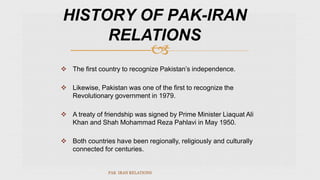 Pakistan relations with neighbours | PPTX